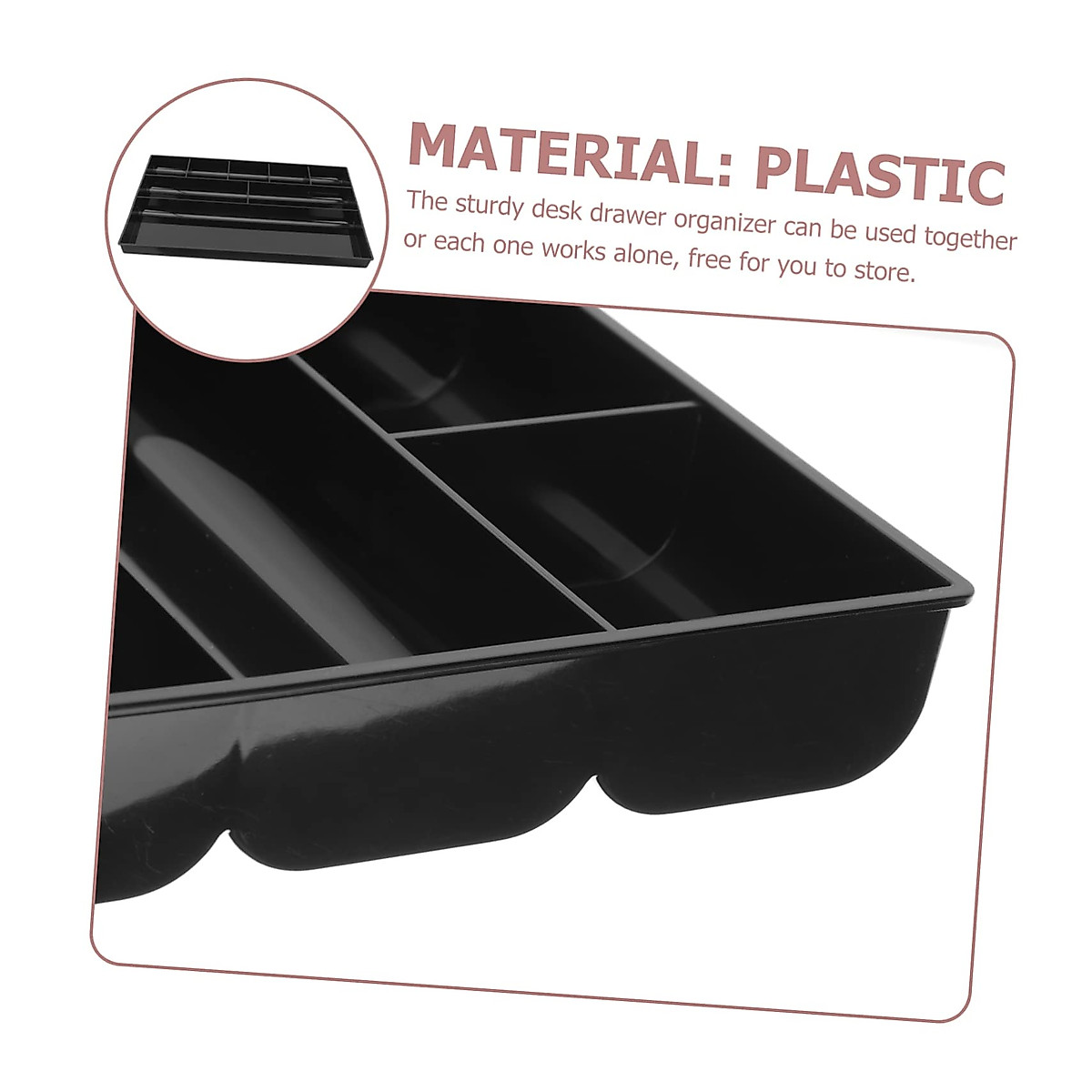 BESTOYARD 3pcs desktop storage box closet organizer under sink organizers and storage organization and storage dresser organizer changing table organizer office plastic trash box drawer