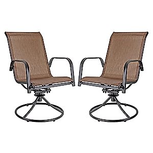 Sienna Swivel Rocker (SET OF 2) Espresso Finish 'Brown'