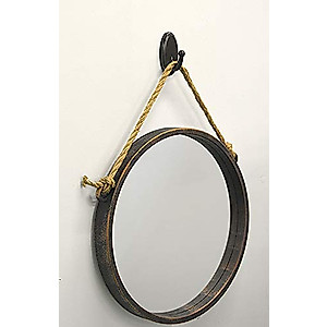 HIGH & MIGHTY 515820 Decorative Metal Hook, Easy Tool-Free Dry Wall Installation, Oval, Holds up to 25lb, Bronze