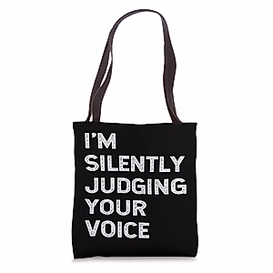 Funny Vocal Coach Singing Teacher Voice Therapist Judging Tote Bag