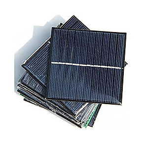 XINI INDUSTRIAL 5pcs 0.8w 5v 160ma 80x80mm Mini Monocrystalline Silicon Solar Panel Module DIY Polysilicon Solar Epoxy Cell Charger