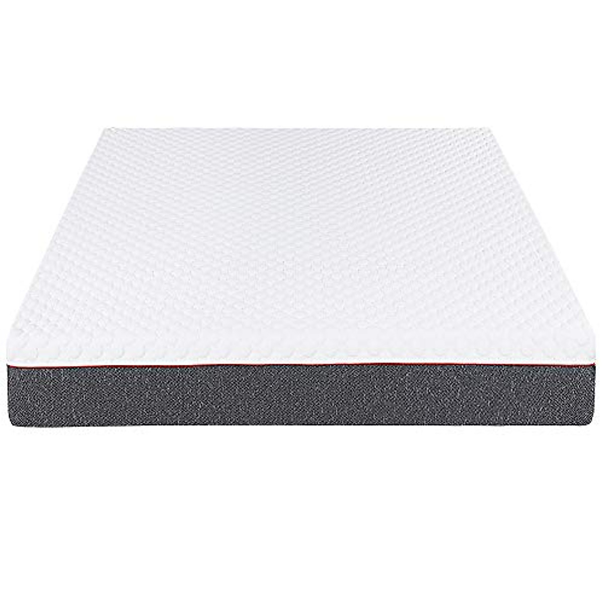 Olee Sleep 10 Inch Firm Memory Foam Mattress Cal King Gray, California King