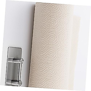 Tissue Storage Shelf Roll Bathroom Accessories Roll Tissue Holder Roll Nail Free Paper Towel Holder Toilet Paper Holder Silver Paper Rack