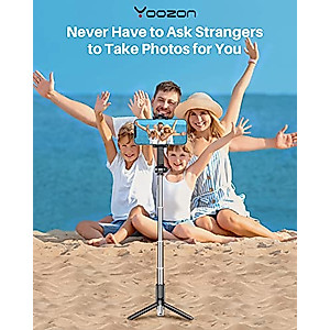 Portable Selfie Stick Tripod for iPhone - Versatile Selfie Stick Remote with Cold Shoe & 1/4" Screw, Phone Stand Tripod for iPhone 14 Plus 14 13 12 Pro Max Mini,Samsung Galaxy S22 Note 20, Pixel 6XL