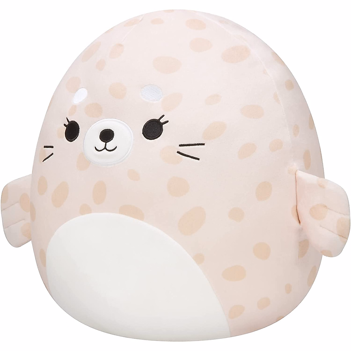 Squishmallows Original 14-Inch Lilou Beige Spotted Seal with White Belly - Large Ultrasoft Official Jazwares Plush