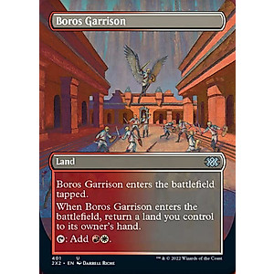 Magic: the Gathering - Boros Garrison (401) - Borderless - Double Masters 2022