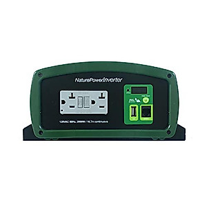Nature Power 38320 Pure Sine Wave Inverter, 2000-watt