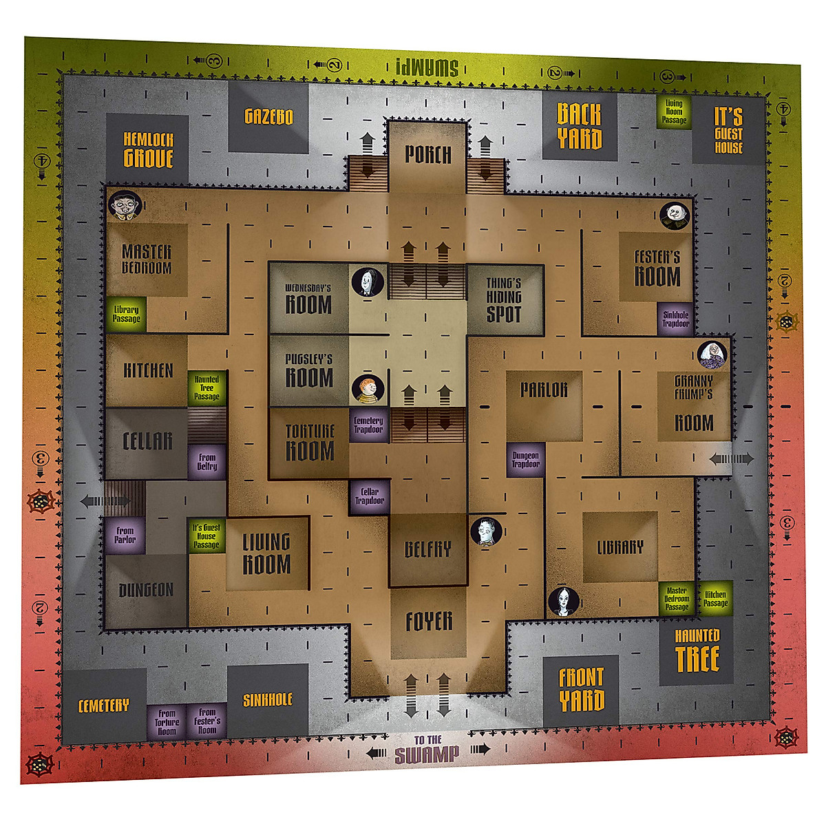 The Addams Family: A Delightfully Frightful Creepy Board Game