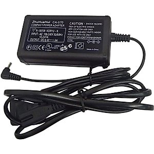 CA-570 AC Adapter Charger Compatible with Canon XA25,XA10,XA-20,Canon XA30,HG20,XH-A1,XA-30,Vixia HF100, XA11,HF G20, Vixia HF G20,FS3000,FS200,Vixia HG21,Vixia HFM31,Canon ZR60,HV30,HV20,HV20A,HV40