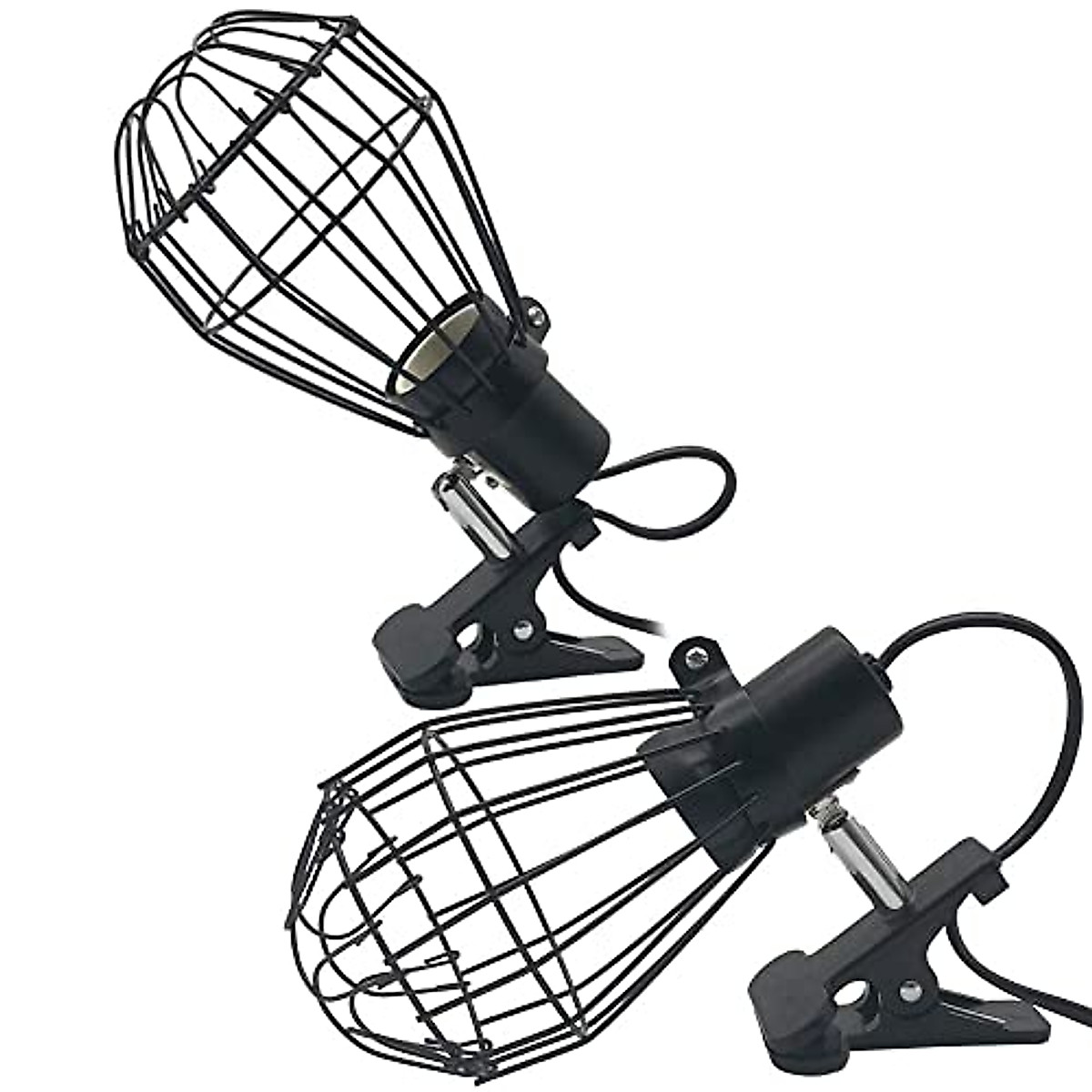 Heat Lamp Stand, Heating Lamp Stand, Flexible Clamp Lamp Fixture for Reptiles, 360-Degree Rotary Arm, High-Temperature Resistant Capability, Maximum Load: 300W