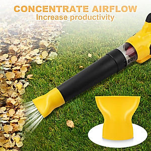 Leaf Blower Flat Nozzle for DeWalt 60V MAX Flexvolt Leaf Blower Flat Compatible DeWalt DCBL772X1 & DCBL772B & DCMBA572 - Only Flat Nozzle