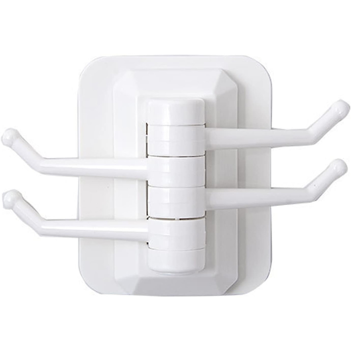 Jowxsx White Self Adhesive Hook Multifunctional Wall Hooks,Punch Free Strong Sticky Utility Heavy Duty Hook,Coat Towel Seamless Hook,Waterproof Hanger for Bathroom,Kitchen,Home Hardware