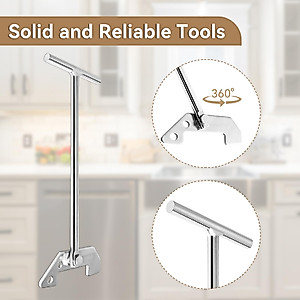 Belleone Garbage Disposer Unjamming Wrench, Durable Garbage Disposal Wrench for Moen, Waste King, InSinkErator Garbage Disposal, Kitchen Unclogger Wrench Tool for Jams Clutter Removal