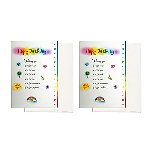 Blue Mountain Arts Birthday Card 2-Pack from Ashley Rice—Wishes of Sunshine and Love to Share with Someone Special on Their Birthday