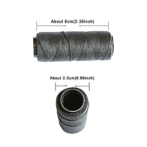 5 Rolls Sewing Threads Using for Hand Sewing Hair Extensions Making Wigs DIY (Black, Brown, Dark Brown, Beige, Khaki)