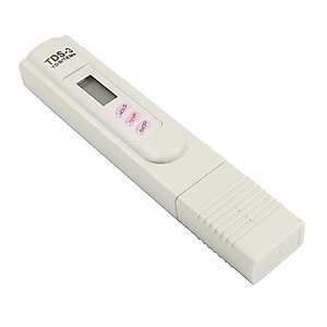 1Pcs TDS-Meter, Digital Pool Salt Tester 1-9990PPM, TDS, EC & Temp Meter 3 in 1,Salinity PPM Tester Meter Resolution Titanium Alloy Conductivity for Water Aquariums TDS-3 Gray with Leather Case