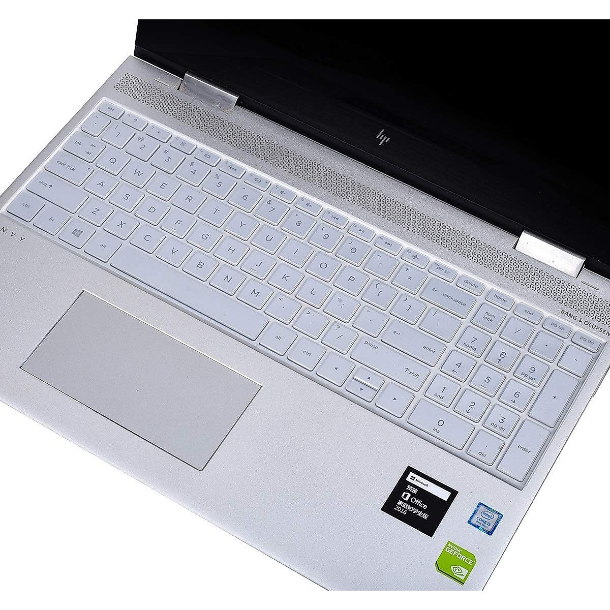 Keyboard Cover for HP Laptop 15.6 15-dw 15-dy 15-da/db 15-ef 15-bs/bw 15t 15z 15t-dy200 15t-dw300 15-db0011dx/HP Pavilion x360 15.6"/HP Envy 17 17.3 17t 17M 17-by 17-bs 17-bw/ca Keyboard Skin, Clear