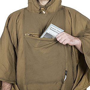 Helikon-Tex Swagman Roll Military Poncho - Multi-purpose Rain Poncho, Woobie Blanket & Jacket in Adaptive Green