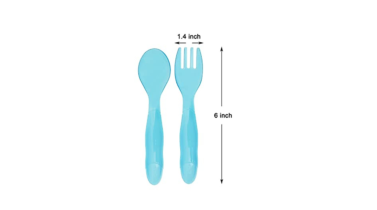 Youngever 18 Pcs Toddler Utensils - Safe & Colorful Set