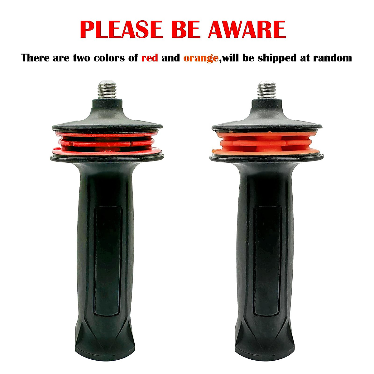 generic 10mm Dia Thread 125 Model Angle Grinder Side Handle Replacement Sander Handle Tool Black(1pcs)