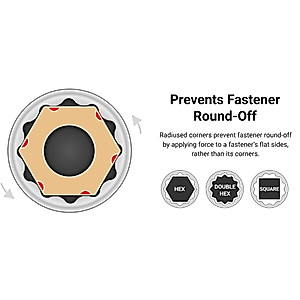 TEKTON 1/4 Inch Drive 12-Point Socket Set, 11-Piece (5/32-9/16 in.) | SHD90103