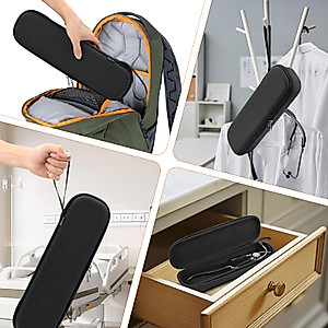 Beautyflier Travel Case for 3M Littmann Classic III Monitoring Stethoscope, Stethoscope Carrying Case with Extra Pocket for Accessories, Storage Box for Stethoscope, EVA Black (Case Only)