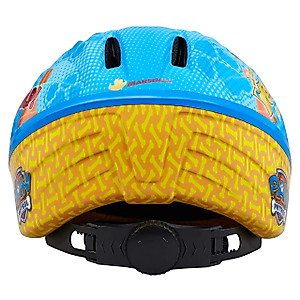 Nickelodeon Paw Patrol Kids Bike Helmet, Toddler 3-5 Years Old, Girls and Boys, Adjustable Fit, Vents, X-Small, Blue