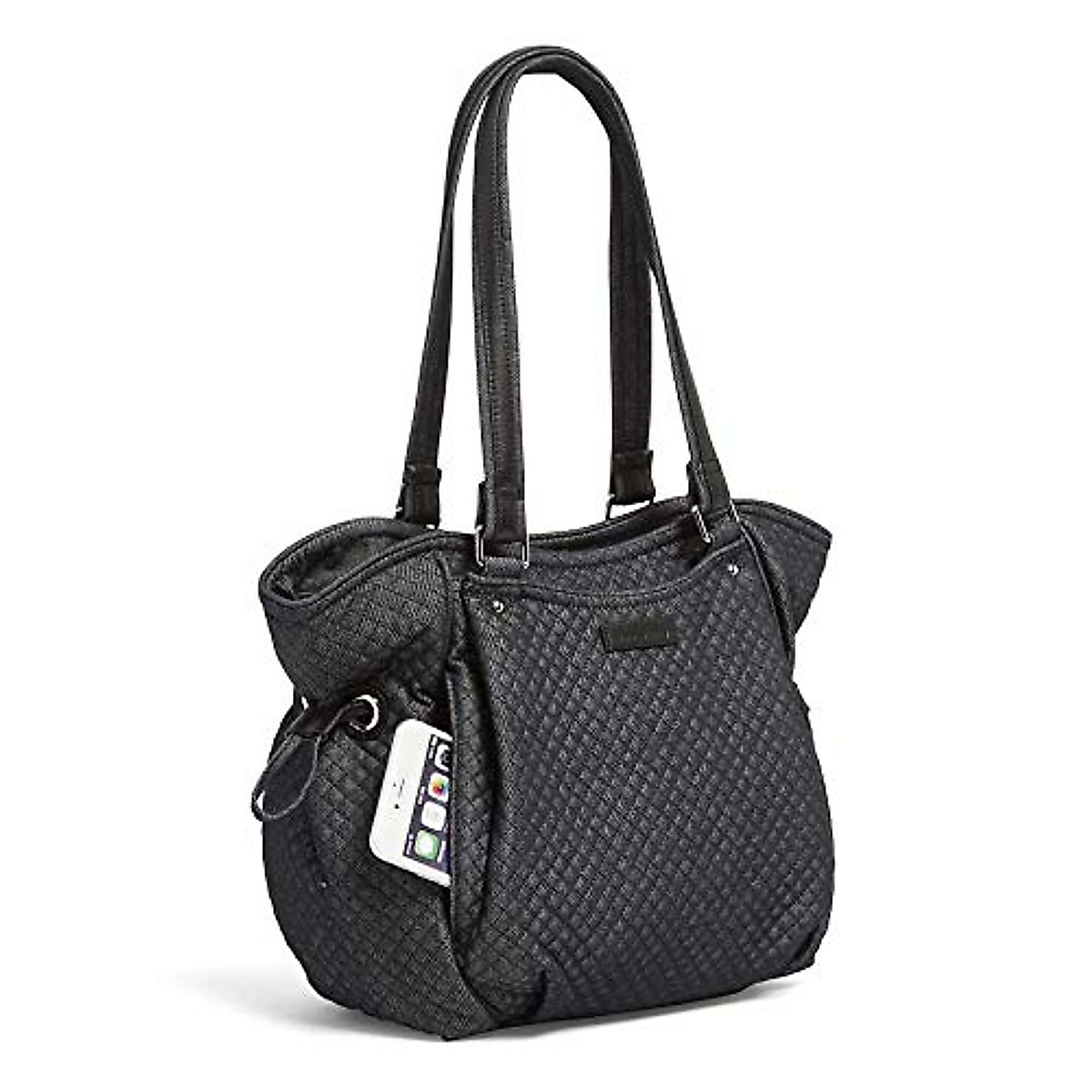 Vera Bradley Women's Denim Glenna Satchel Purse, Denim Navy, One Size