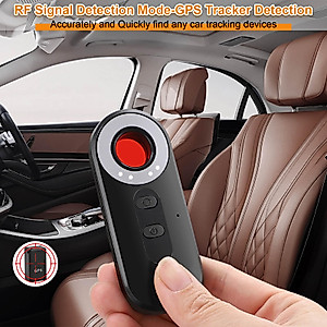 Hidden Camera Detector - Spy Camera Finder with Vibrating Alarm, GPS Tracker Detector, RF & Bug Detector, Wireless Signal Scanner for Home Security, Camera Detector Spy Device