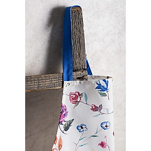 CALICOT Apron 100% Polyester Pack of 1 Adjustable Neck Strap Cloth Apron with Center Pocket & Long Ties for Chef, Women & Men Parties Wedding use, Spicy Summer (27.5"x 31.5")