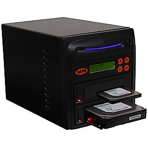 1:1 SATA 2.5" & 3.5" Dual Port/Hot Swap Hard Disk Drive/Solid State Drive (HDD/SSD) Duplicator/Sanitizer - High Speed (150MB/sec)