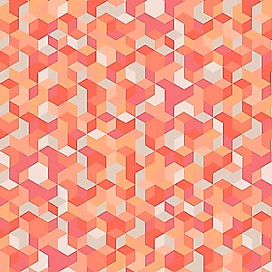 Art Gallery Quilt Fabrics Art Gallery Aura Mau Loa Quilt Fabric, Coral, Quilt Quilting Fabric by the Yard