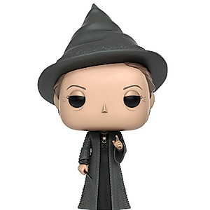 Funko Pop! Movies: Harry Potter - Professor Minerva McGonagall #37 Vinyl Figure (Bundled with Pop Box Protector Case)