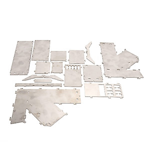 Detachable Camping Wood Stove Rocket Stove Portable Durable Convenient Stainless Steel Detachable Backpacking Stove