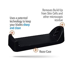 RazorPit Men's Razor Blade Sharpener, Black