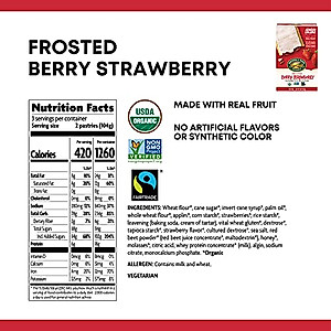 Nature's Path Organic Strawberry Frosted Toaster Pastries 11oz Box