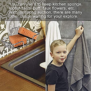 CGBE Soap Holder, Adhesive Soap Dish for Shower with 2 Packs Hooks, Wall Mounted Stainless Steel Bar Soap Holder Metal Soap Tray for Bathroom and Kitchen