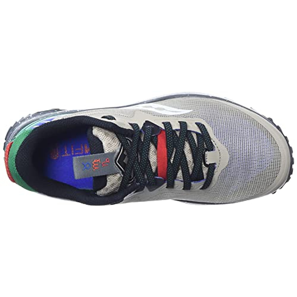 Saucony Women's Peregrine 11 Trail Running Shoe, Light Grey/Green, 10.5 M