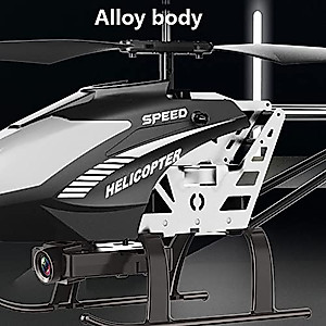 ZAVEIOP Large 50cm HD Camera RC Helicopter 4CH Pneumatic Fixed High Helicopter Alloy Body RC Plane Real-time Camera is Prepared to Take Off RC Glider Beginner Entry Level Flight Toy