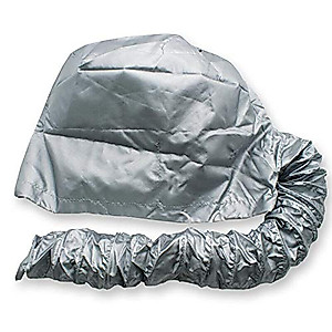 ZC Portable Soft Bonnet Hood Hair Blow Dryer Attachment - Adjustable Hooded Dryer, Portable Hair Salon Heat Cap for Drying,Styling,Curling and Deep Conditioning,Relax, Speeds Up Drying Time at Home