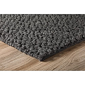 Addison Rugs Boulder Cobblestone Wool Area Rug, 2' x 3', Steel