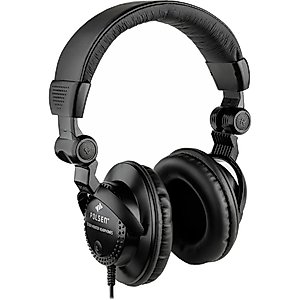 Soundcraft Notepad-5 Small-Format Analog Mixing Console with Polsen HPC-A30 Monitor Headphones, Fastener Straps (10-Pack) & XLR Cable Bundle