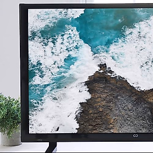 28” LED HDTV by Continu.us | CT-2860 High Definition Non-Smart Television 720p 60Hz TV, Lightweight and Slim Design, VGA/HDMI/USB Inputs, VESA Wall Mount Compatible.