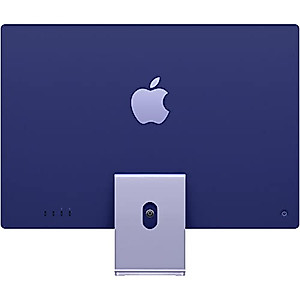 Apple 2021 iMac M1 chip 8-core CPU (24 inch, 8GB RAM, 512GB) (QWERTY English) - Purple (Renewed Premium)