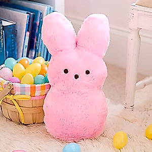 Animal Adventure | Shaggy Bunny Peeps | 15” Collectible Plush | Pink