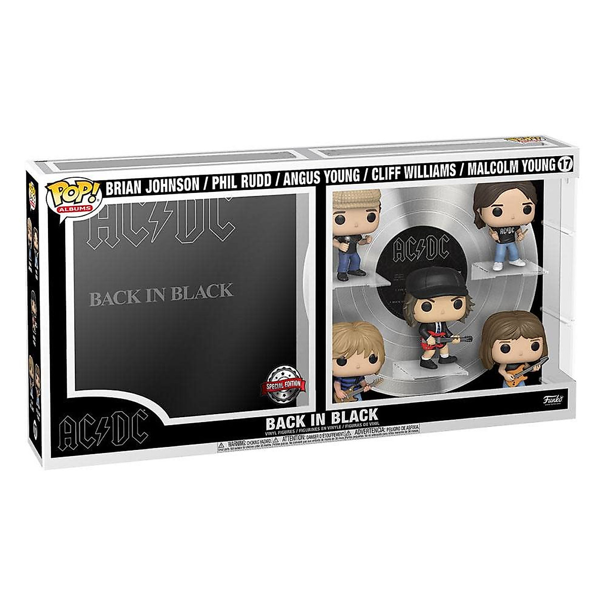 Funko Pop! Albums Deluxe: ACDC - Angus Young - Back in Black - Music - Collectable Vinyl Figure - Gift Idea - Official Merchandise - Toys for Kids & Adults - Music Fans - Model Figure for Collectors