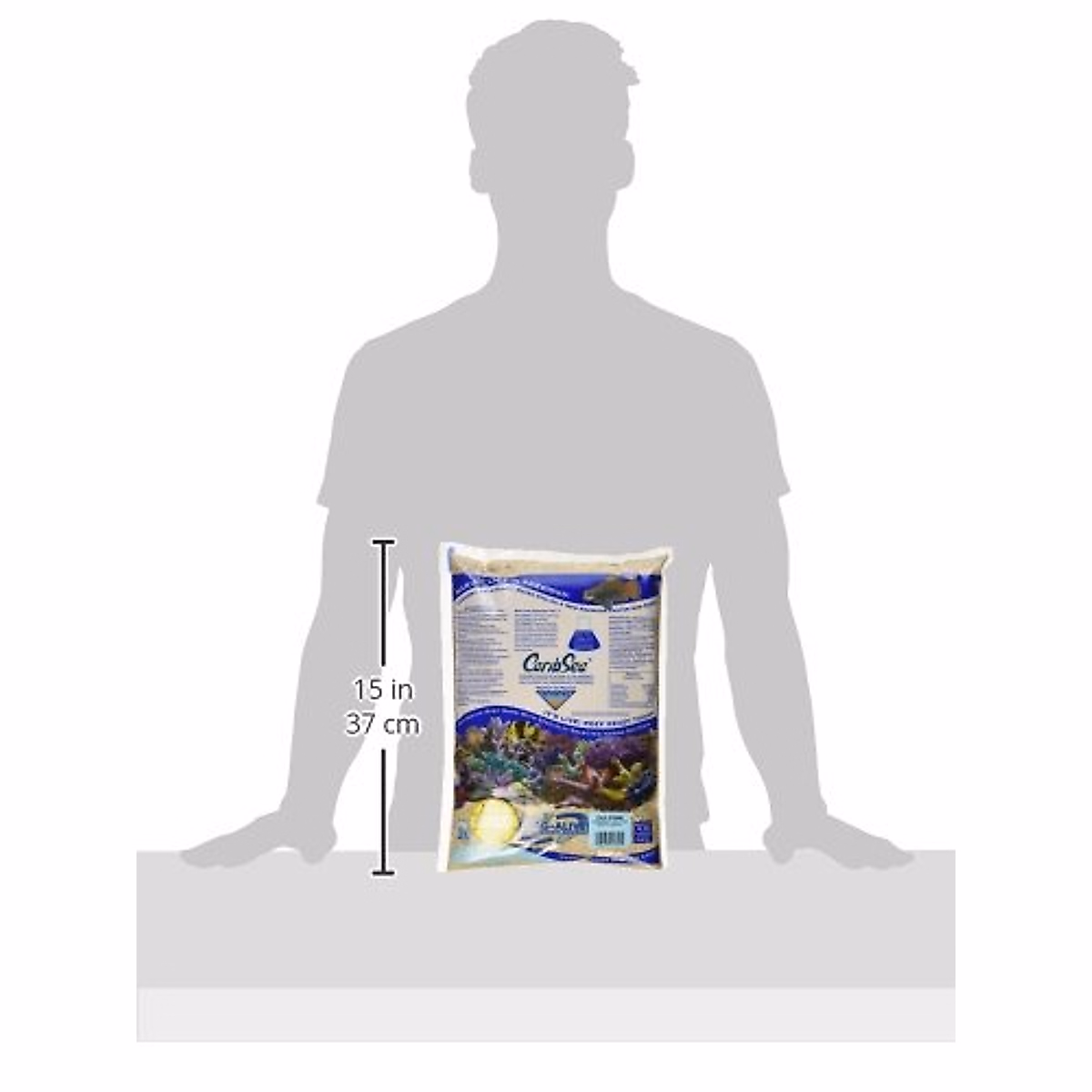 Caribsea Arag-Alive Fiji Aquarium Sand, 10-Pound, Pink