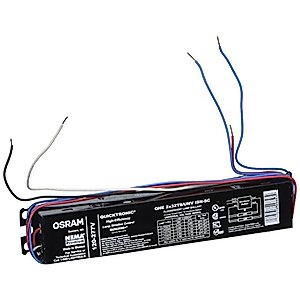 Sylvania QHE2X32T8/UNV Isn-Sc Fluorescent Ballast, 2 Lamp, 32W T8, 120/277V