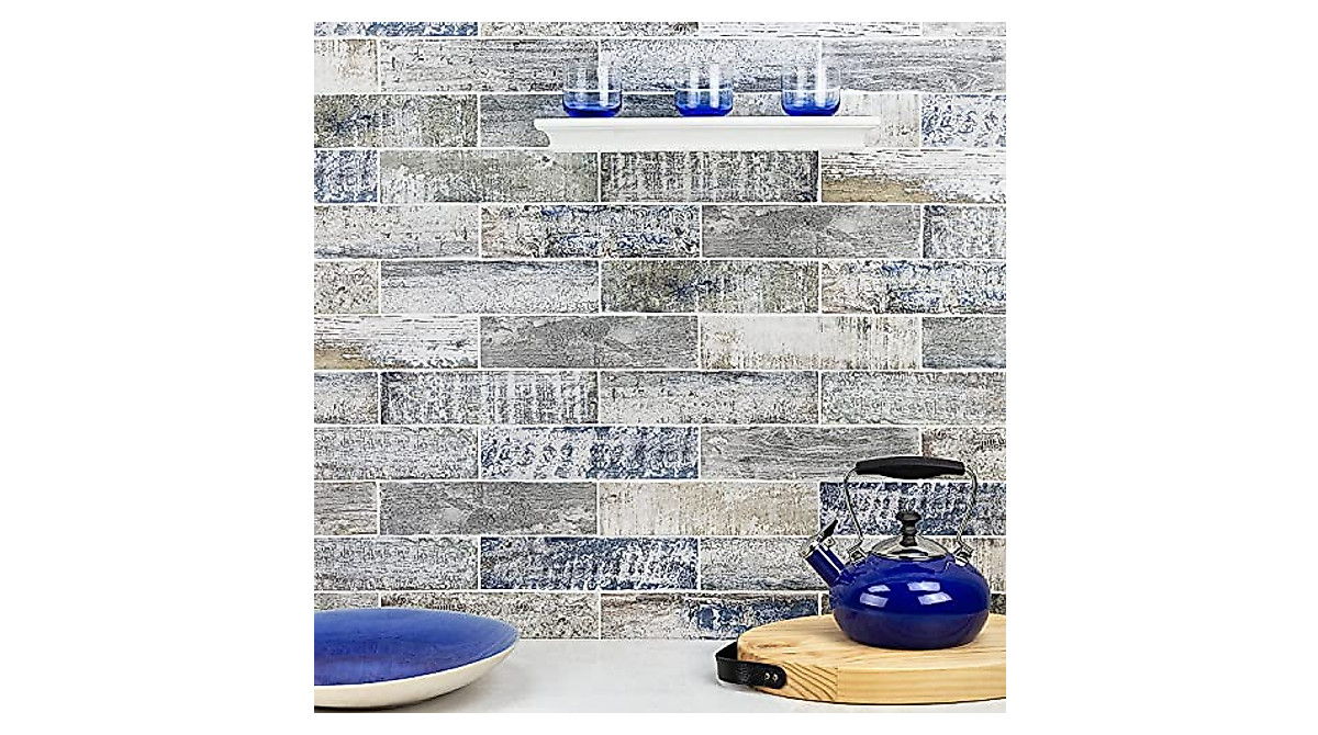 Strait Wood 3x12 Ceramic Subway Tile - Coastal Wall Decor