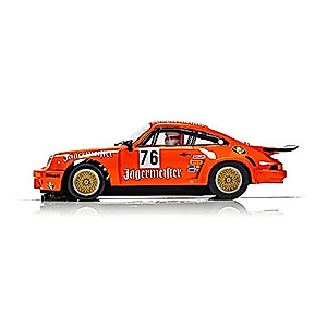 Scalextric Porsche 911 3.0 RSR Jagermeister 1:32 Slot Race Car C4211 Orange